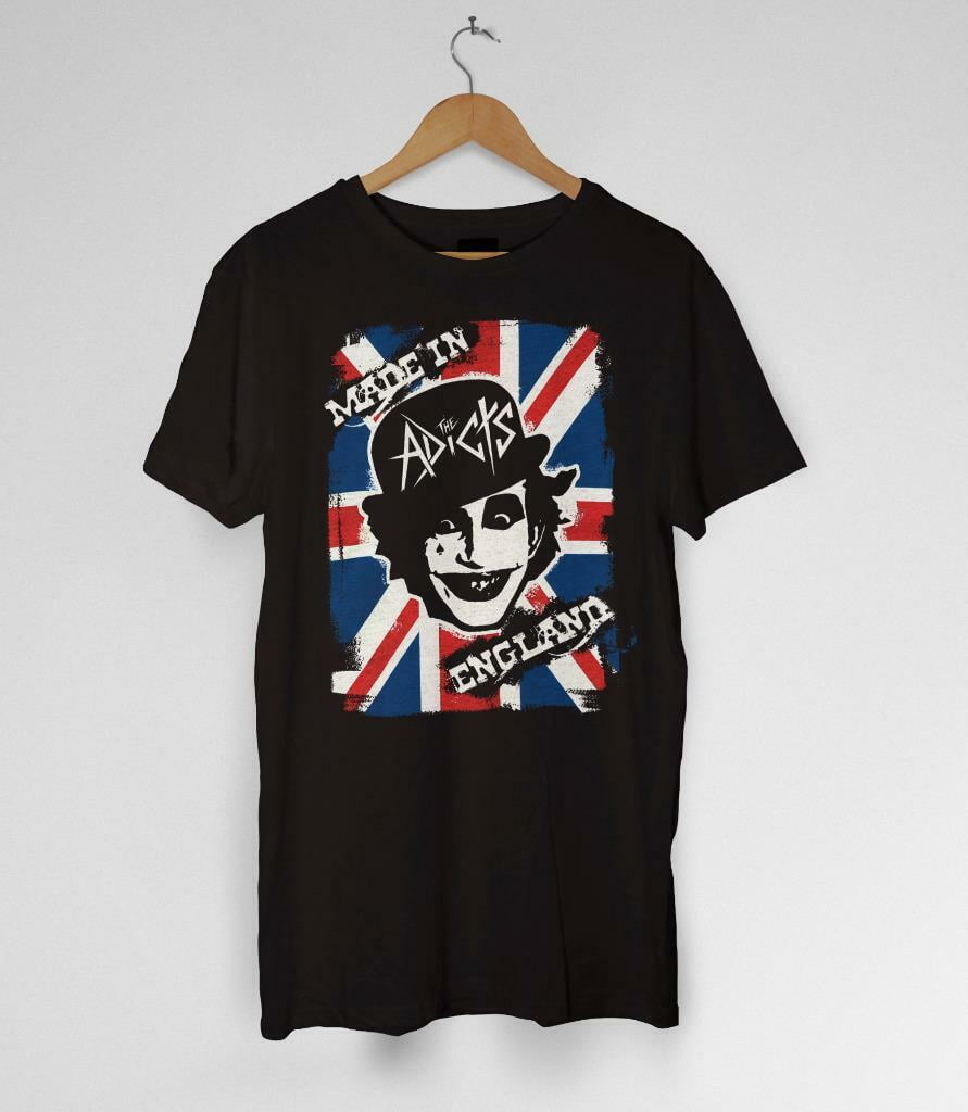 The Adicts Made In England T-Shirt - Punk Clockwork Orange Droogs ...