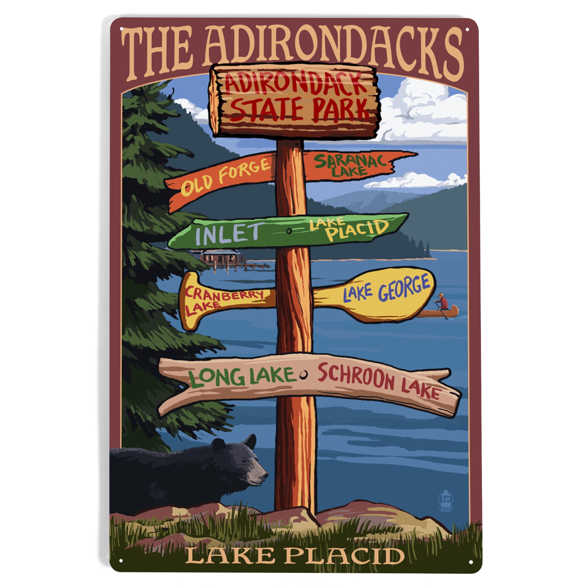 The Adirondacks, Lake Placid, Adirondack State Park, New York ...