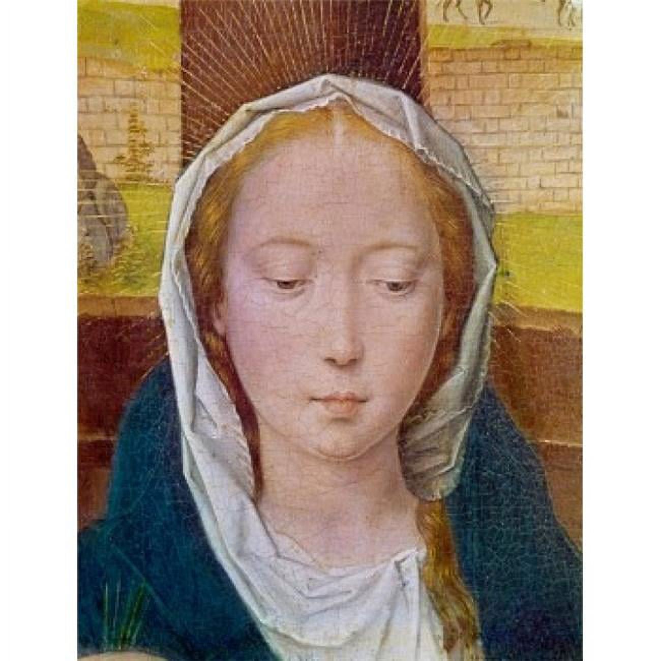 The Adoration - Detail Babera Virgin by Hans Memling 1433-1494 Poster ...