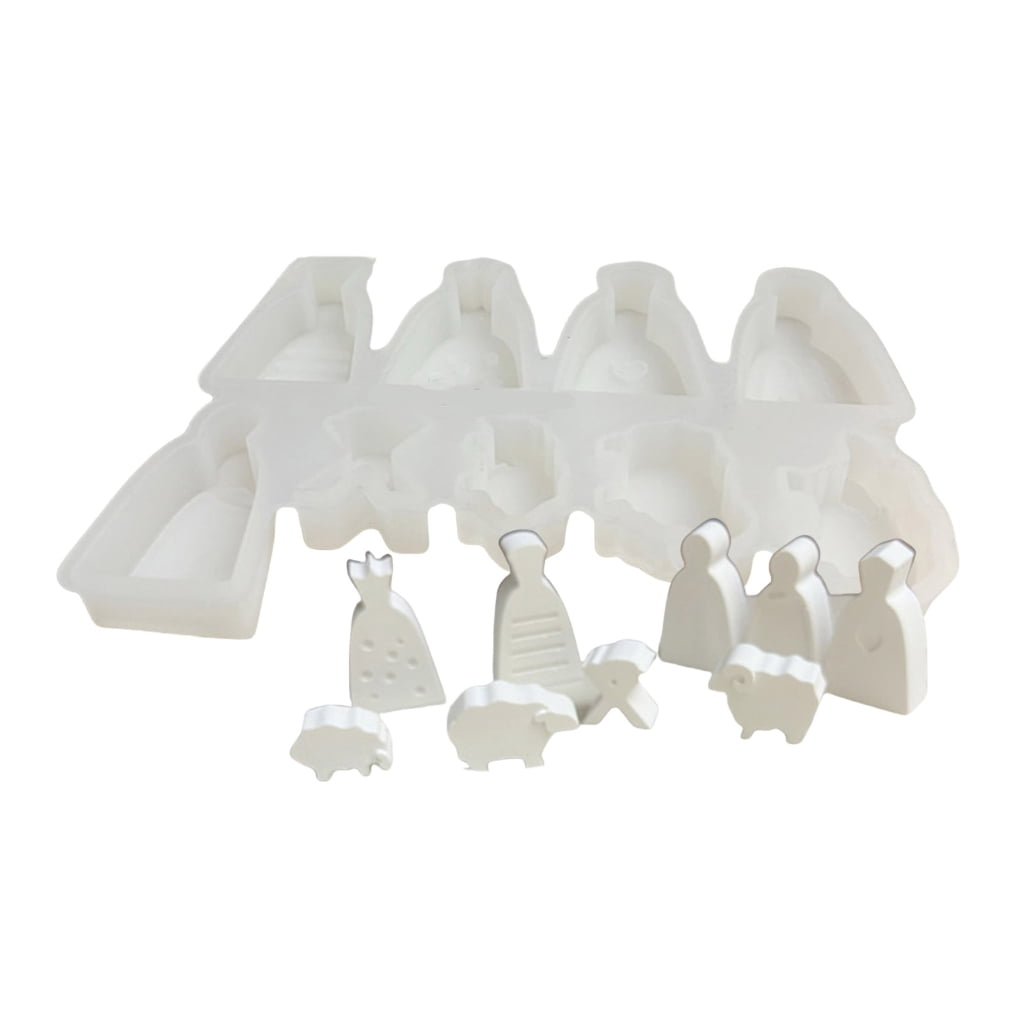 The Advent Display Ornament Silicone Molds for Candle Making and Resin ...