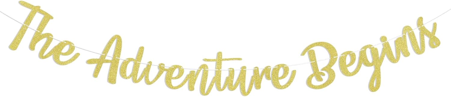 The Adventure Begins Banner, Adventure Awaits Bunting Banner ...