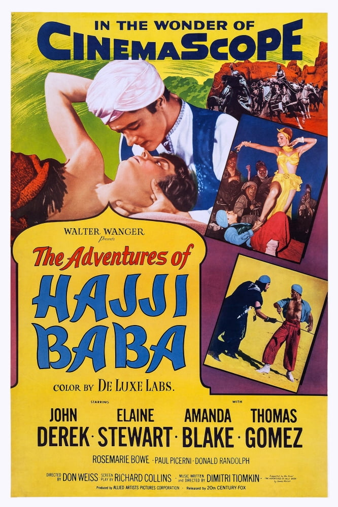 The Adventures Of Hajji Baba U Movie Poster Masterprint - Walmart.com
