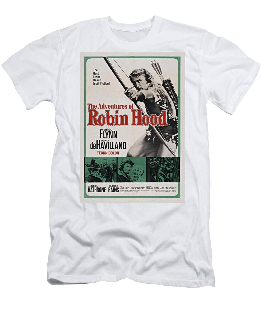 The Adventures Of Robin Hood B T-Shirt By Movie Poster Prints Shirt ...