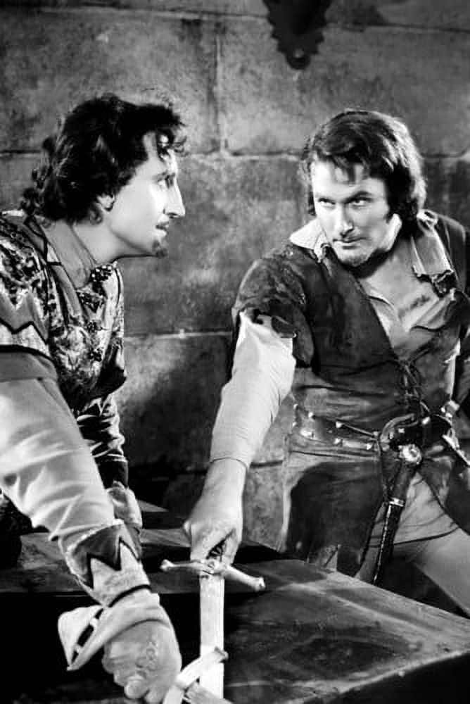 The Adventures Of Robin Hood Errol Flynn Basil Rathbone 24X36 Poster ...