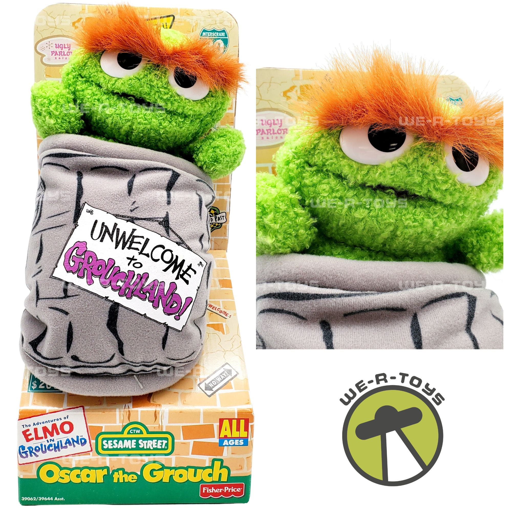 The Adventures of Elmo in Grouchland Oscar Plush Fisher-Price 1999 ...