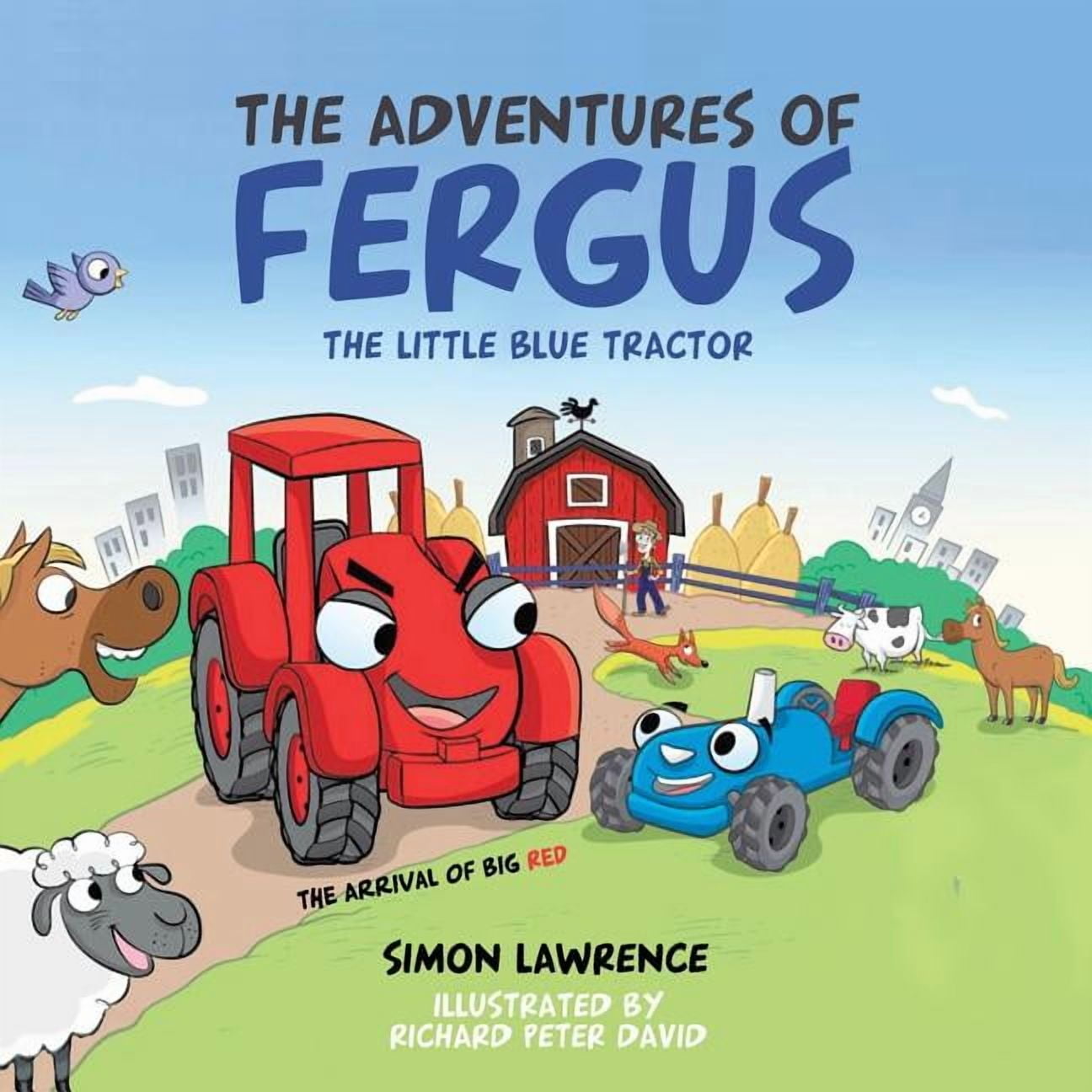 The Adventures of Fergus: The Little Blue Tractor: Big Red - Walmart ...