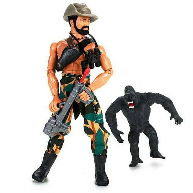 The Adventures of GI Joe Rescue the Pygmy Gorilla 12" Action Figure ...