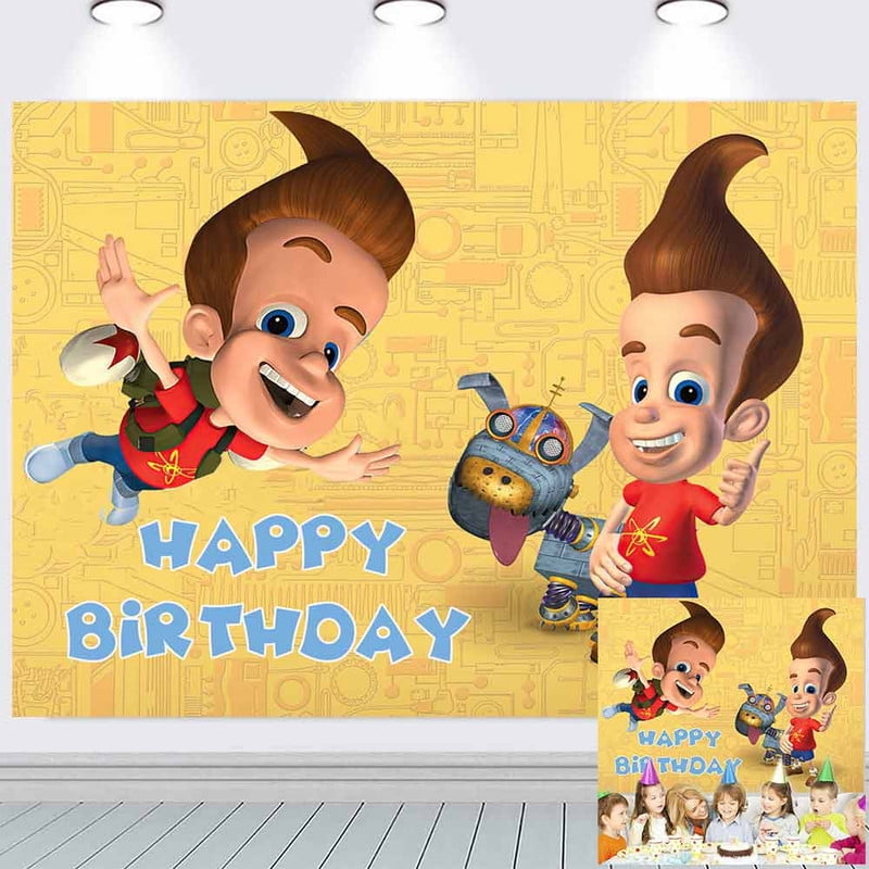 The Adventures of Jimmy Neutron Backdrop Banner Party Supplies Poster ...