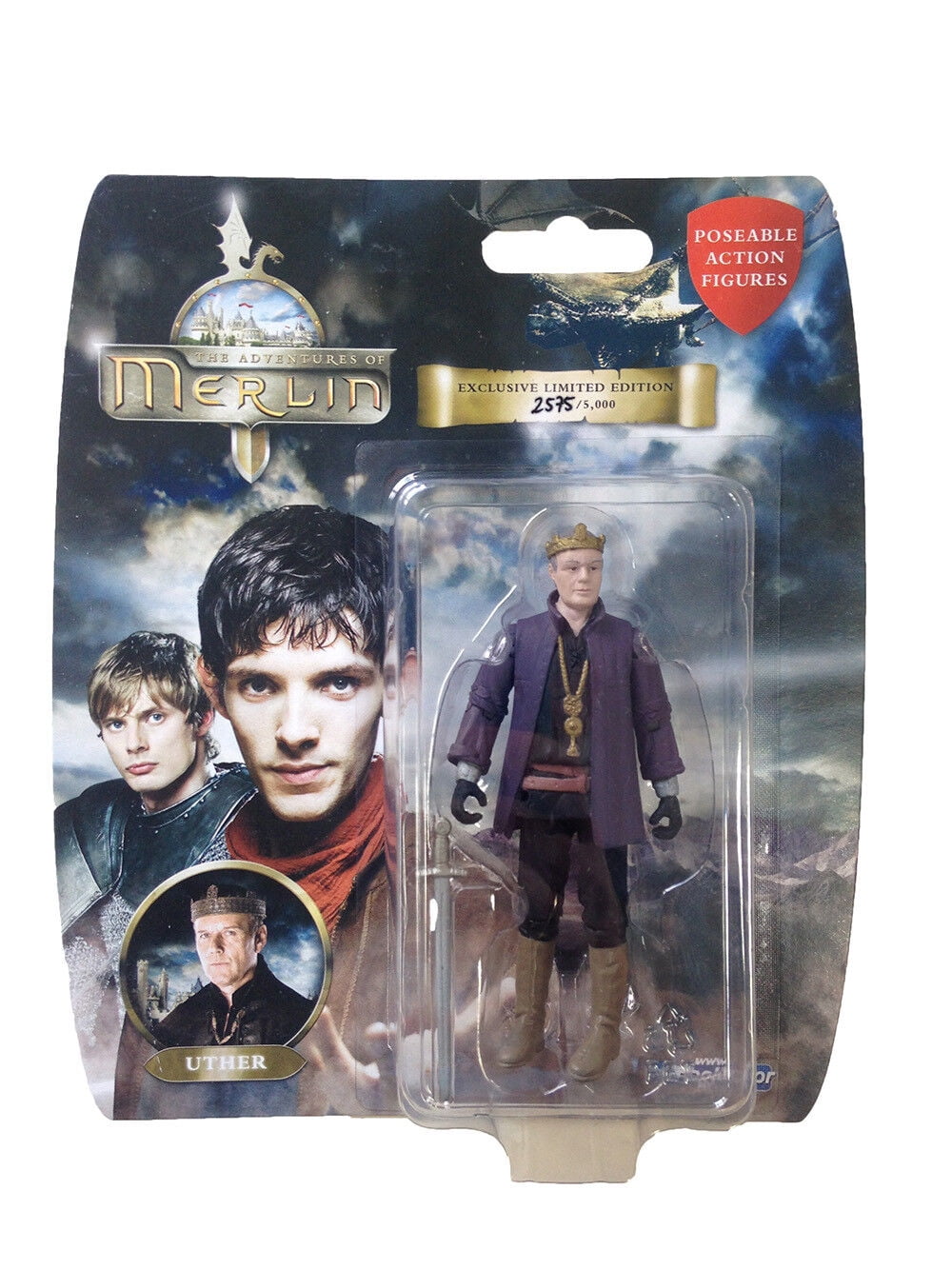 The Adventures of Merlin 3.75 inch Action Figure Uther Limited Edition ...