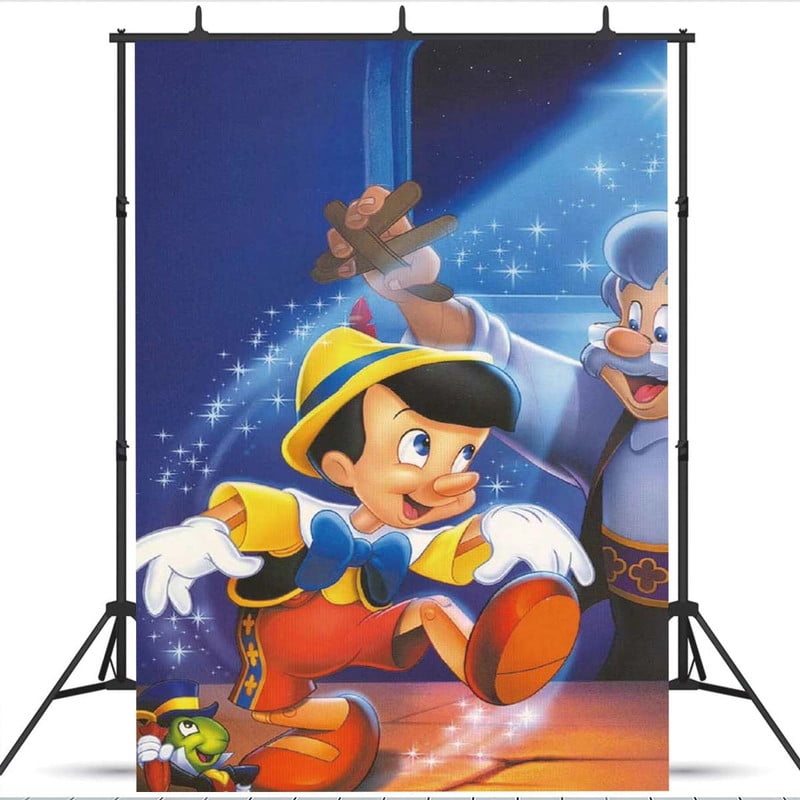 The Adventures of Pinocchio Birthday Party Supplies Banner Backdrop ...