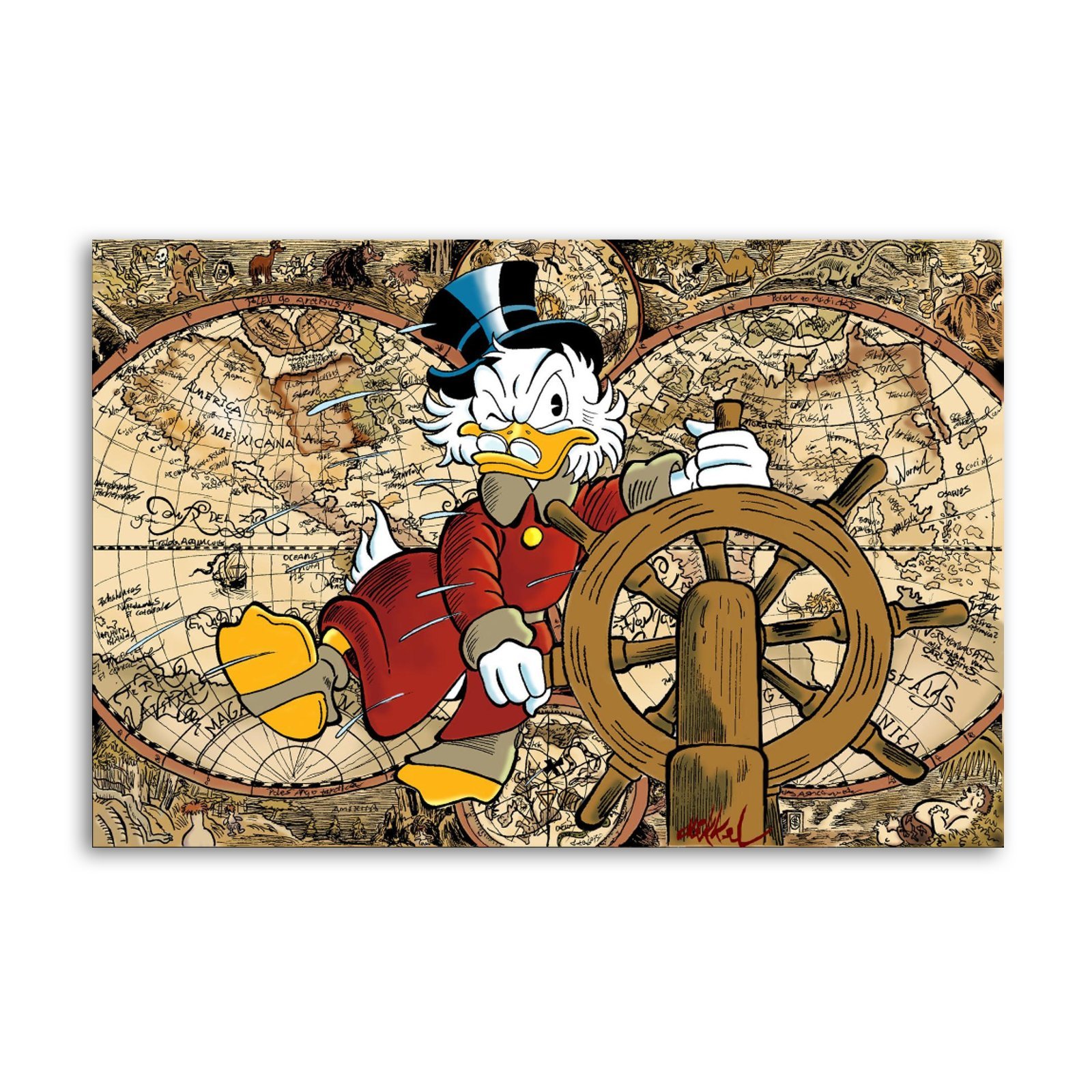 The Adventures of Scrooge McDuck Posters Art Print Wall Photo Paint ...