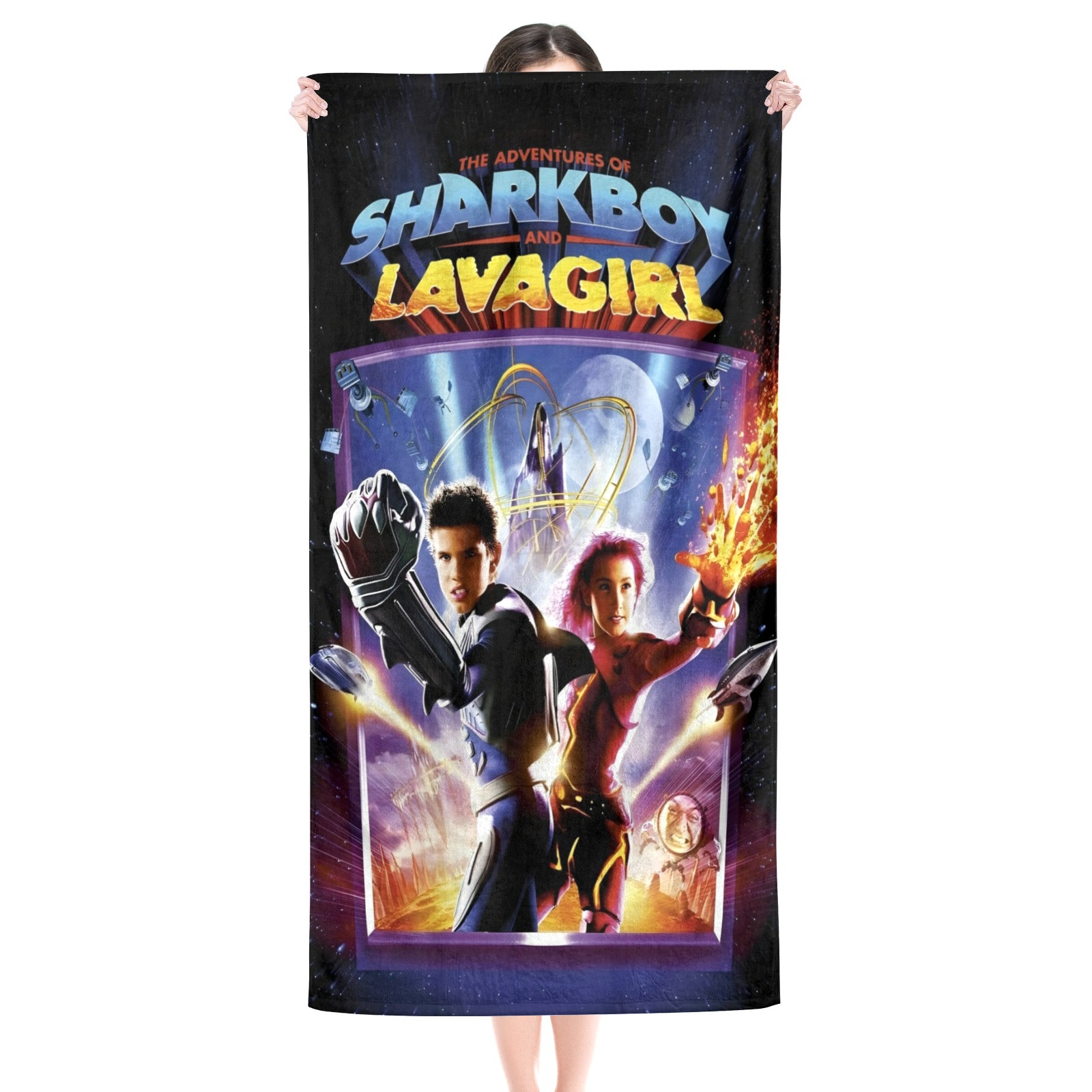 The Adventures of Sharkboy and Lavagirl Double-Side Dry-Quick Art Towel ...