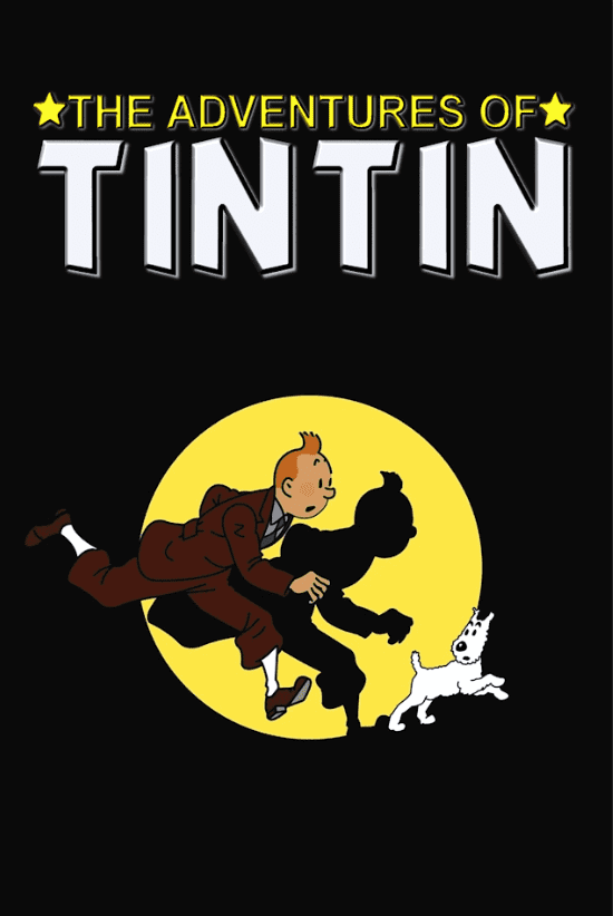 The Adventures of Tintin (1991) 24x36 Movie Poster Animated Adventure Classic - Walmart.com