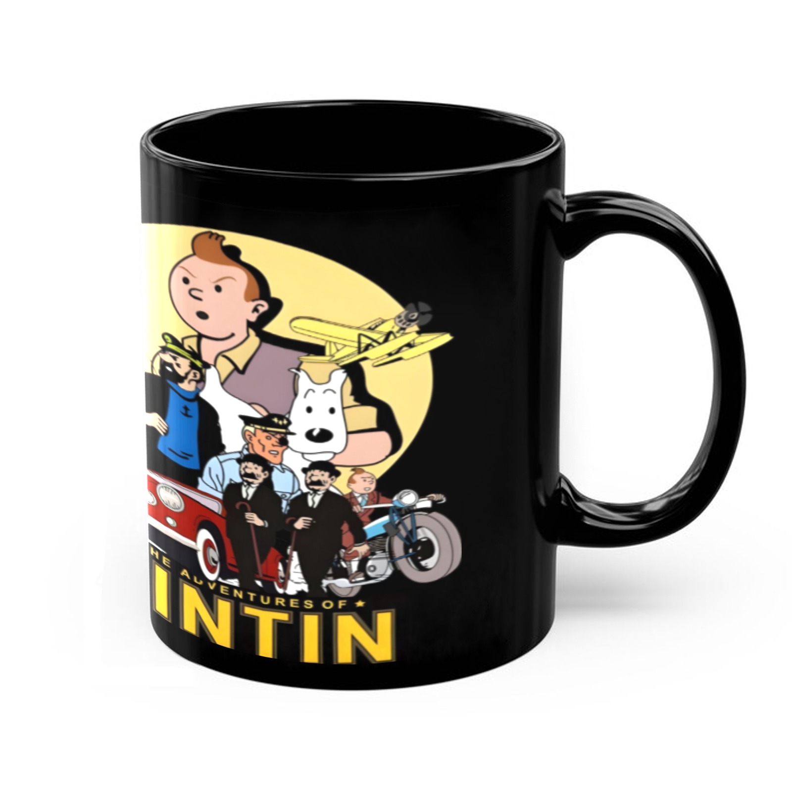 The Adventures of Tintin Custom Ceramic Mug—Art That Survives the ...