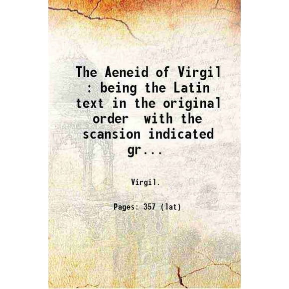 Virgil Aeneid Translation