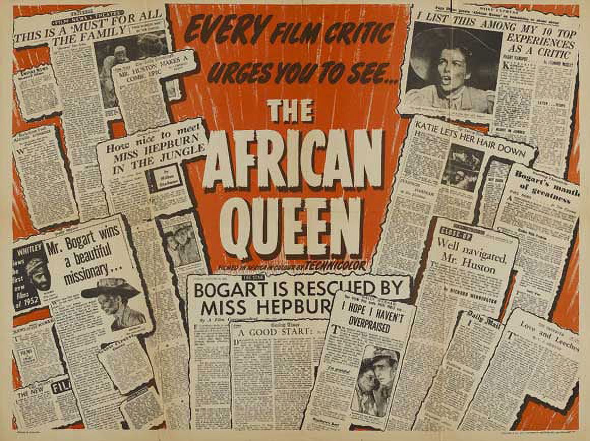 The African Queen - movie POSTER (Style A) (30" x 40") (1951) - Walmart.com
