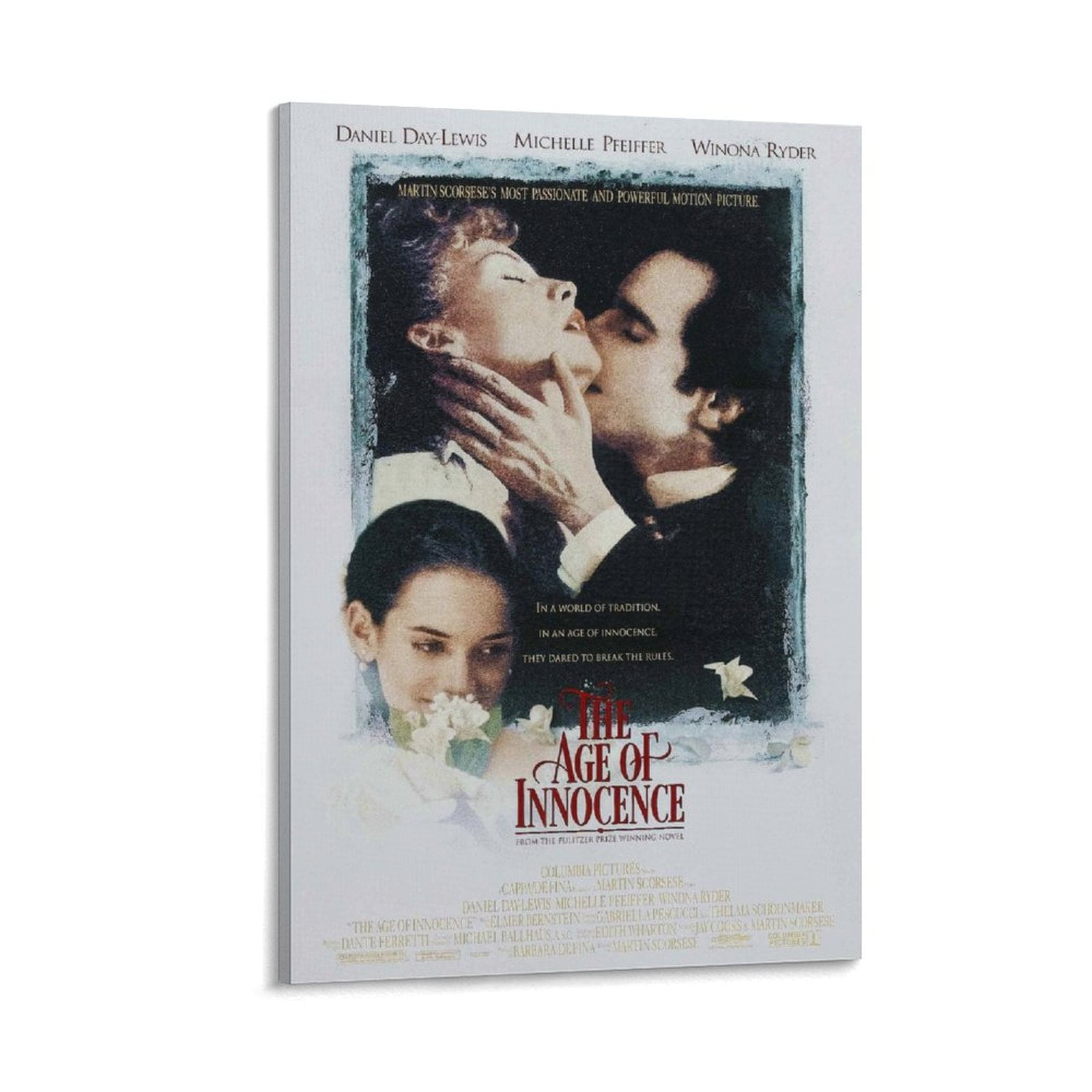 The Age of Innocence Movie Poster Wall Art Poster Scroll Canvas ...