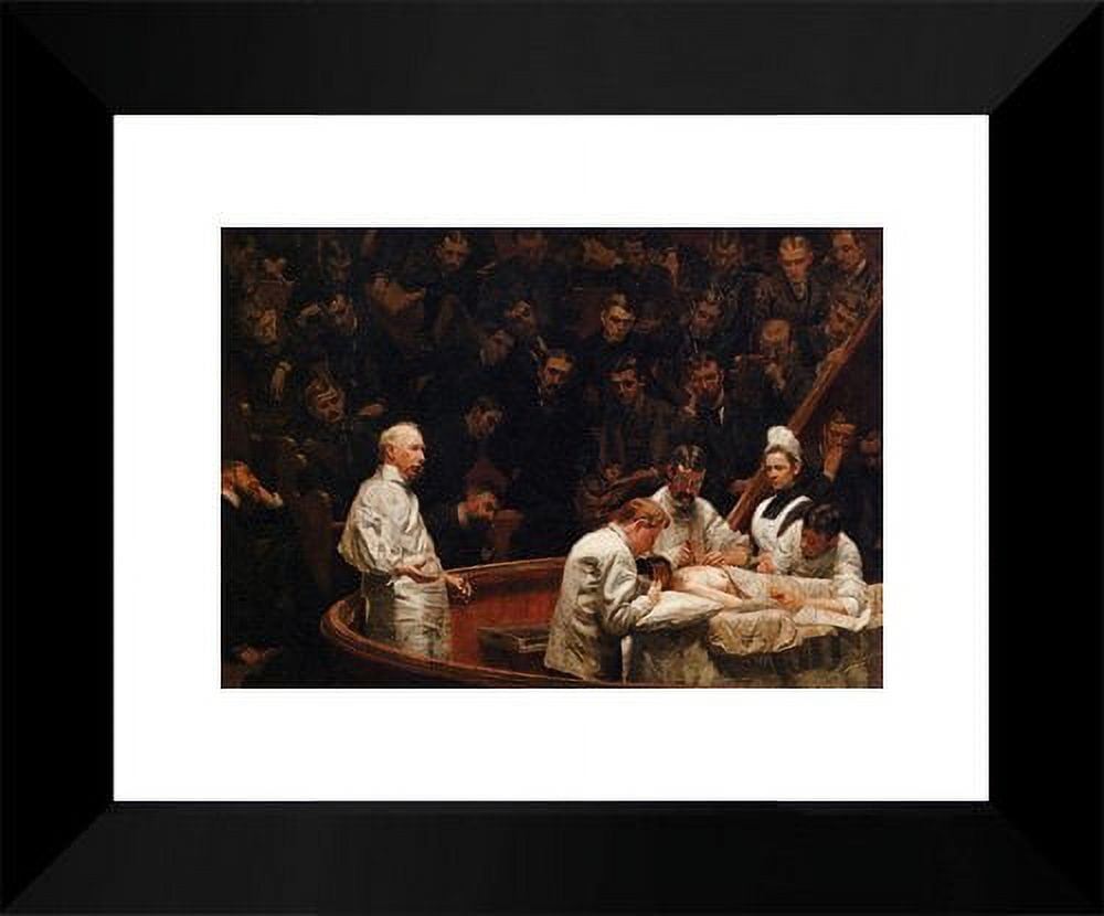The Agnew Clinic 15x18 Framed Art Print by Eakins, Thomas - Walmart.com