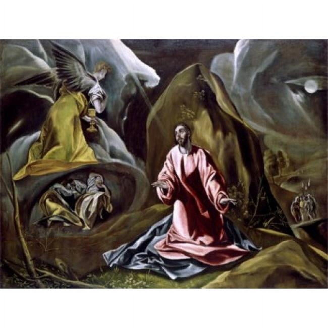 The Agony in the Garden 1590-1600 El Greco 1541-1614 Greek Oil on ...