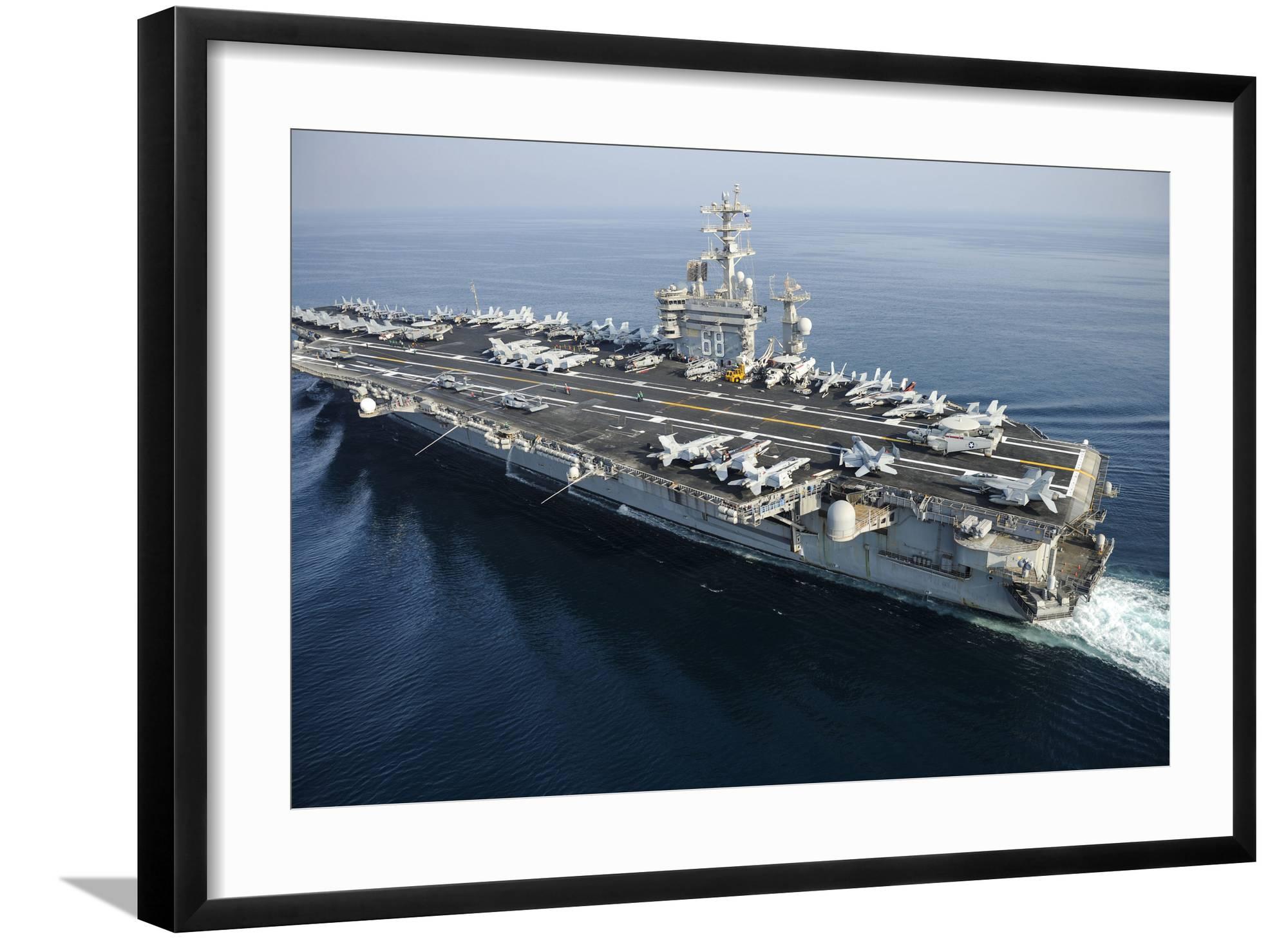 Art.com The Aircraft Carrier USS Nimitz Is Underway in the Arabian Gulf ...