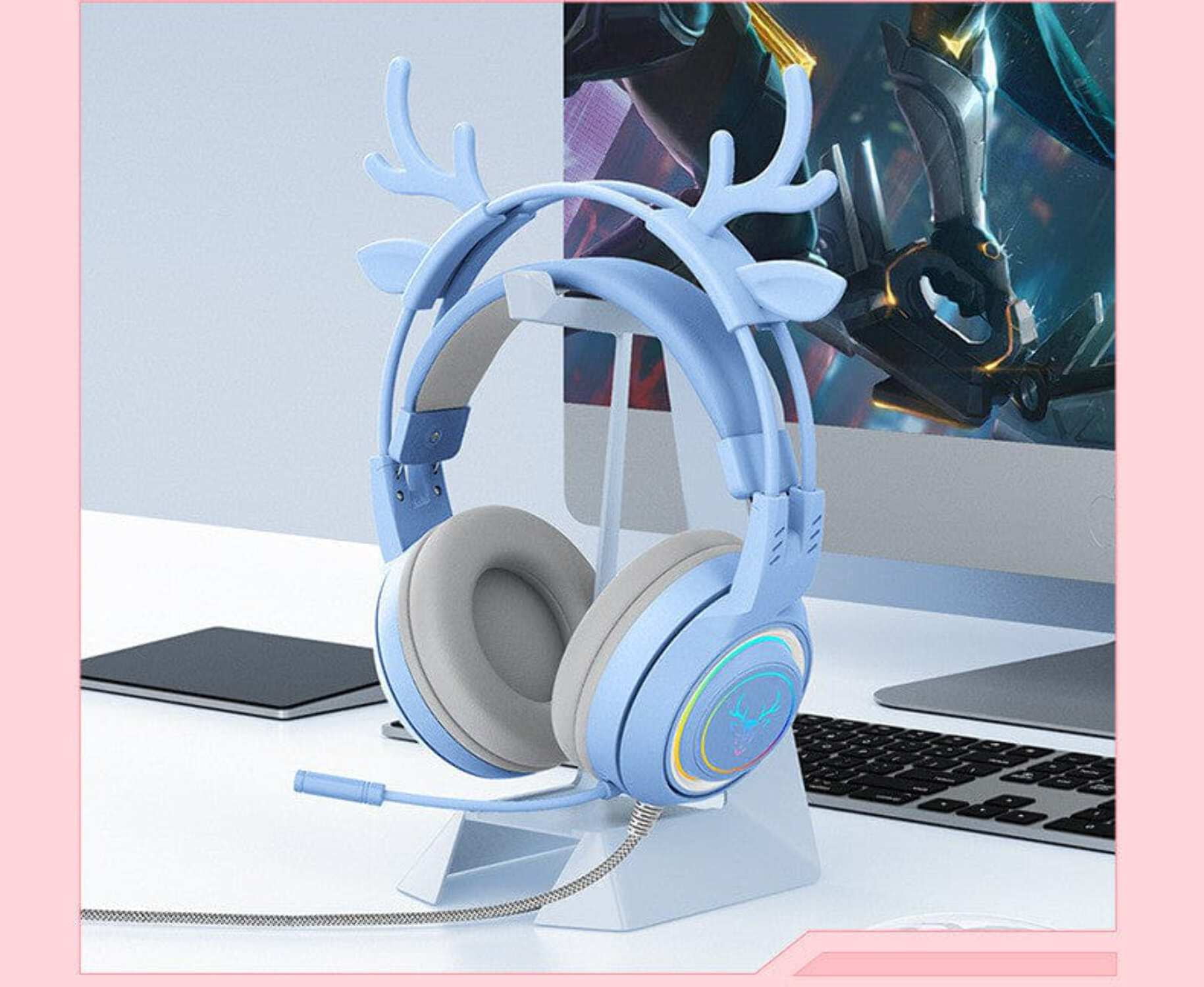 The Aires ZM9B ARK Pulse X7 RGB E-Sports Gaming Streamer Headset by ...