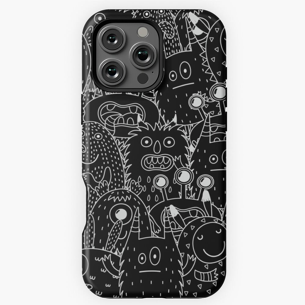 The Alien Mob Sci-Fi Monster Group Phone Case for iPhone 16 15 14 13 12 ...