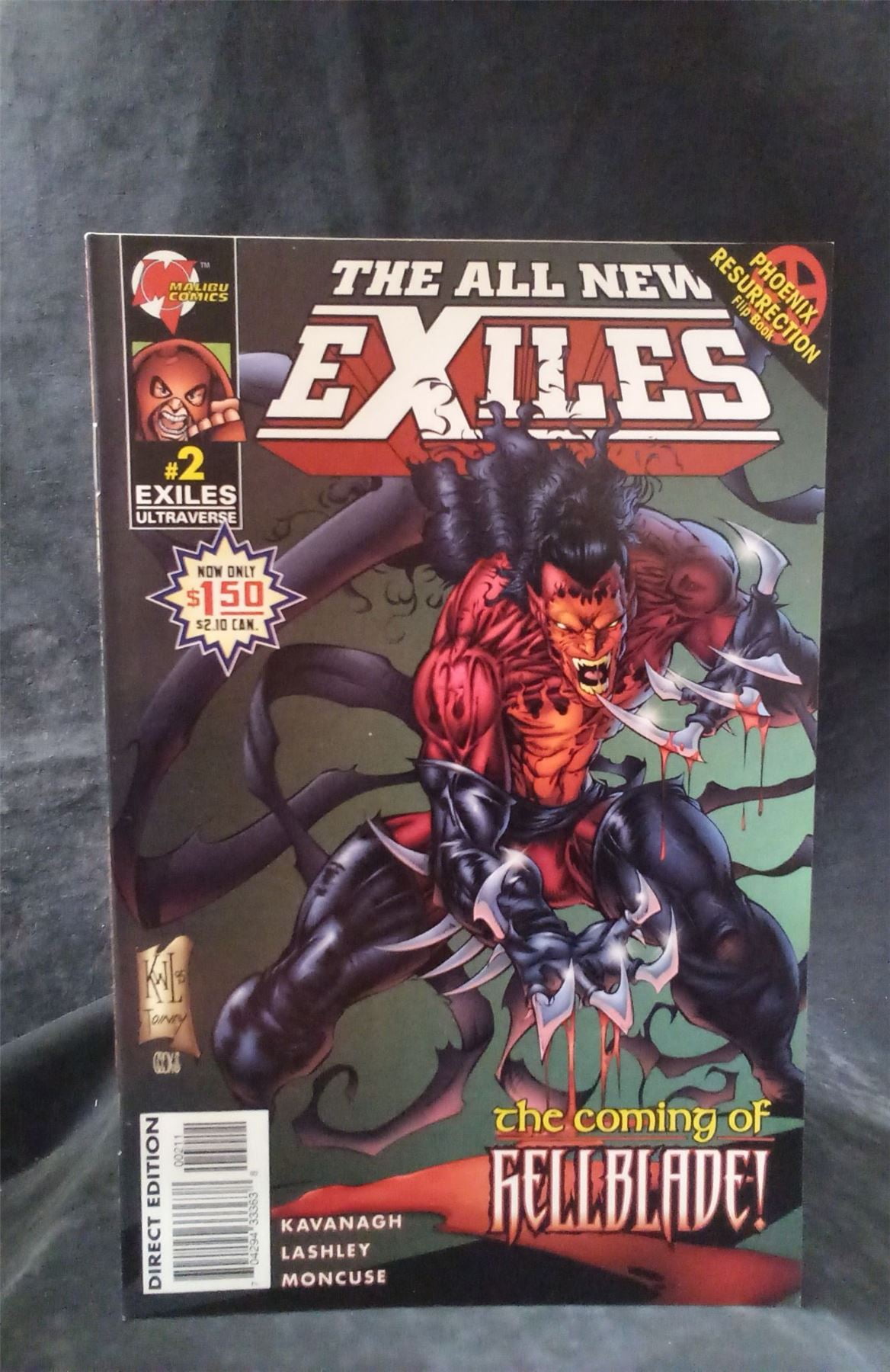 Pre-Owned The All New Exiles #2 1995 Malibu Comics Comic Book - Walmart.com