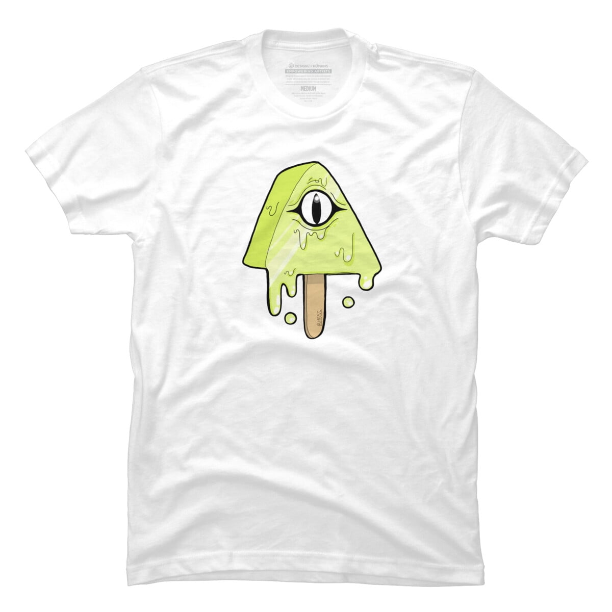 The All Seeing Eye Scream Mens White Graphic Tee - Design By Humans 2XL ...