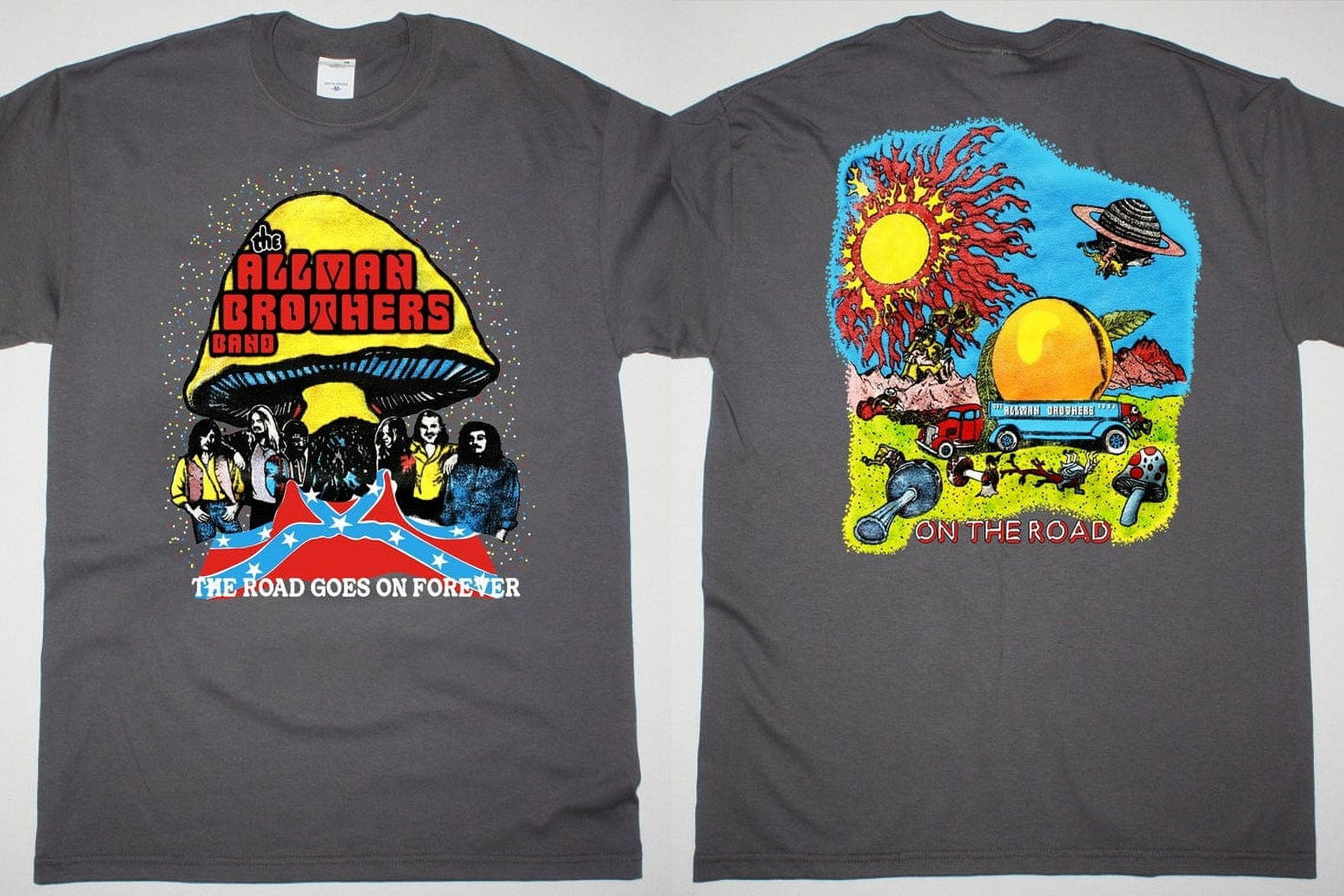 The Allman Brothers Band 1980 The Road Goes On Forever T-Shirt, The ...