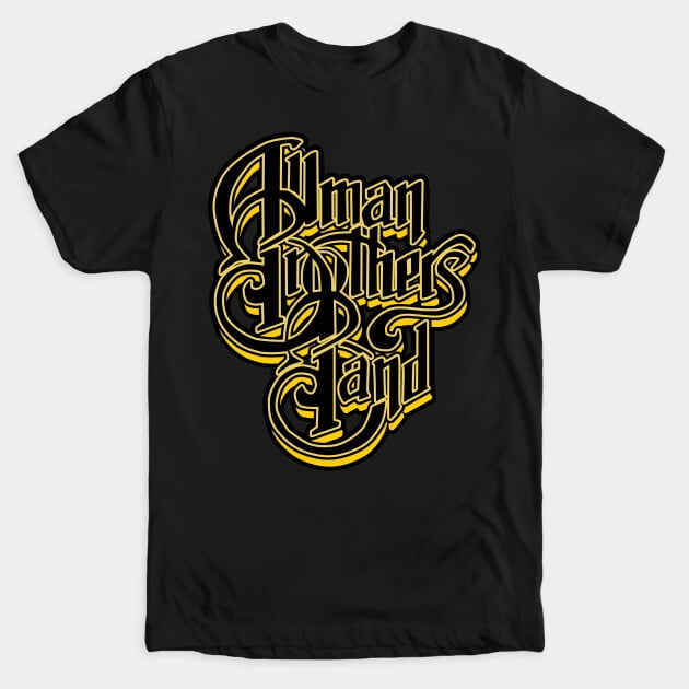 The Allman Brothers Logo Duane Gregg Allman Dickey Betts T-Shirt ...