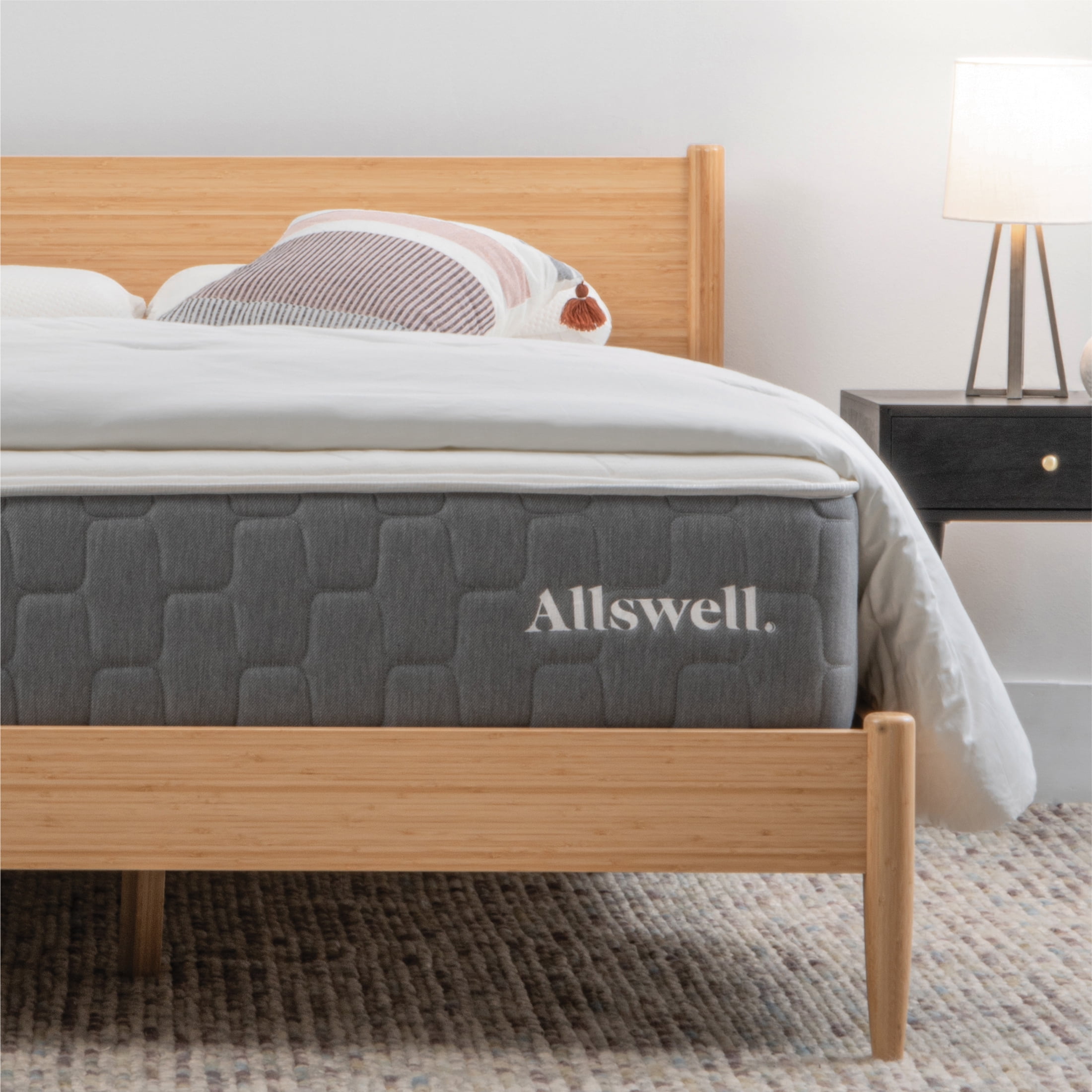 The Allswell Luxe 12" Queen Extra Firm Bed in a Box Hybrid Mattress ...
