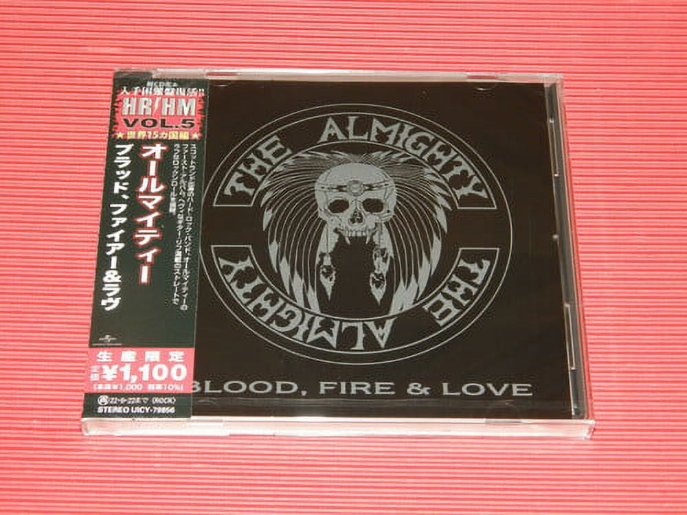 The Almighty - Blood Fire & Love (Japanese Pressing) - Music ...