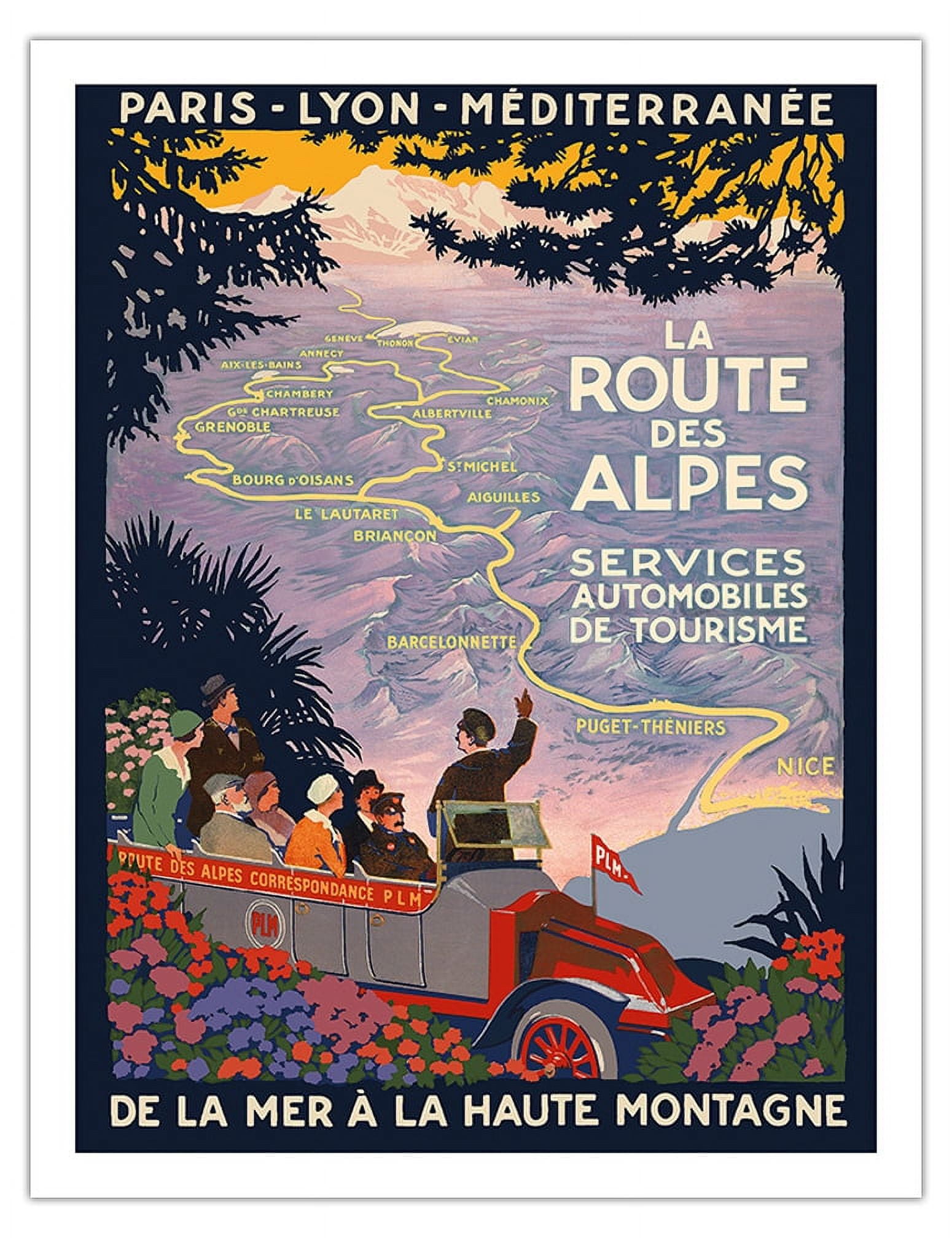 The Alpine Route - From the Sea to High Mountains - Paris-Lyon ...