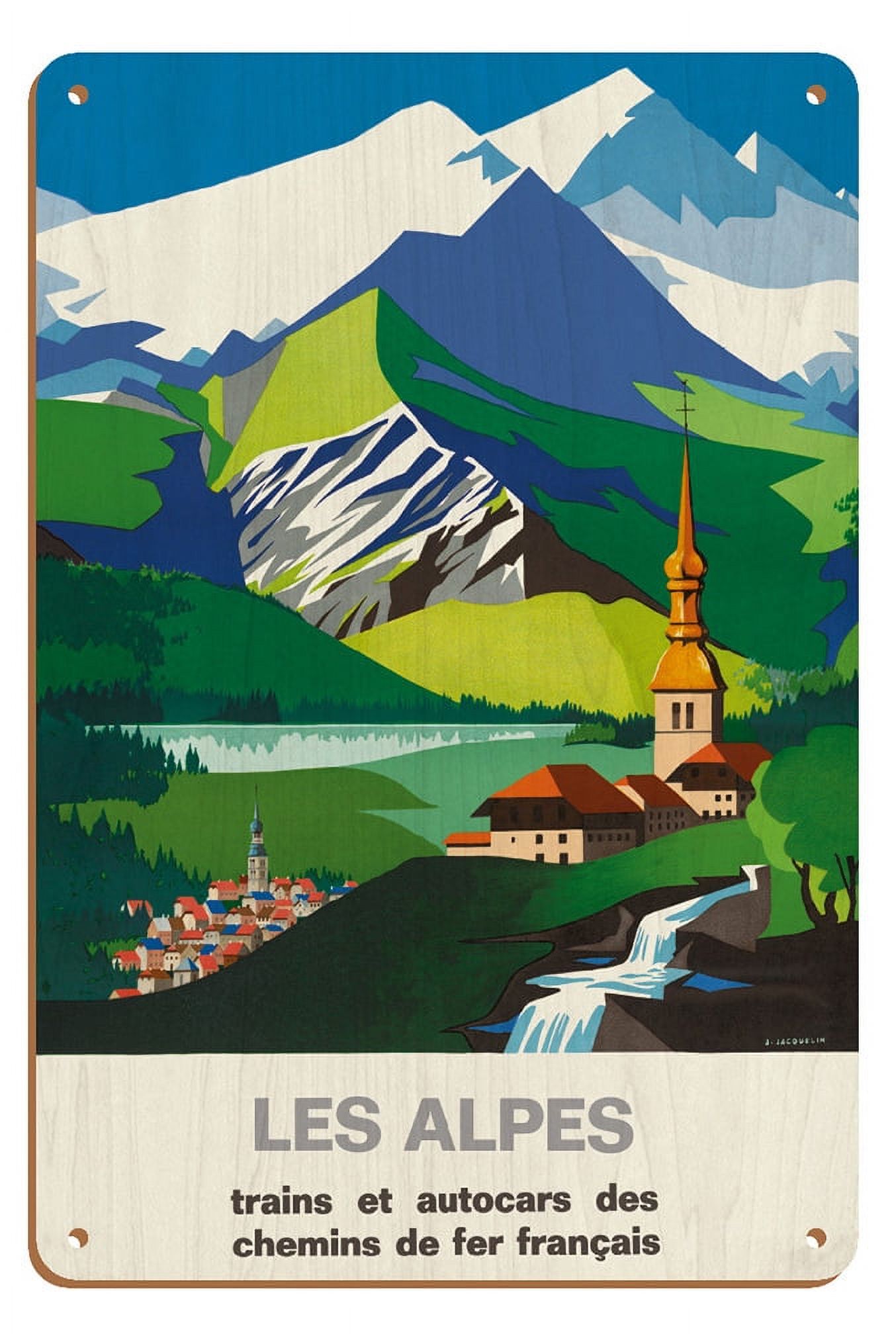 The Alps (Les Alpes) - Trains and Buses of French Railways - SNCF (French National Railway ...