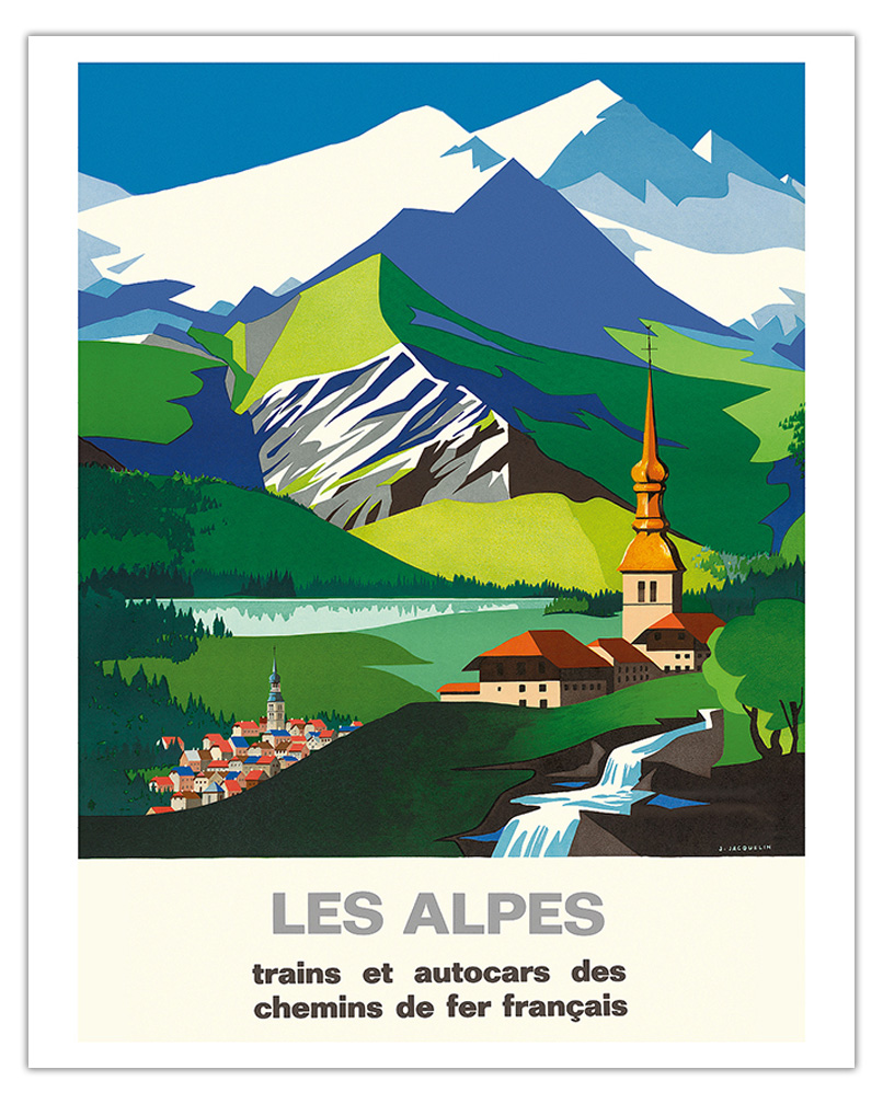 The Alps (Les Alpes) - Trains and Buses of French Railways - SNCF ...