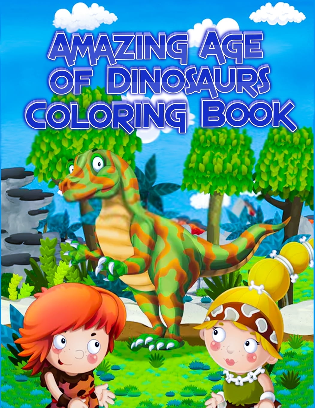 The Amazing Age of Dinosaurs coloring book: Best 50+ unique design ...