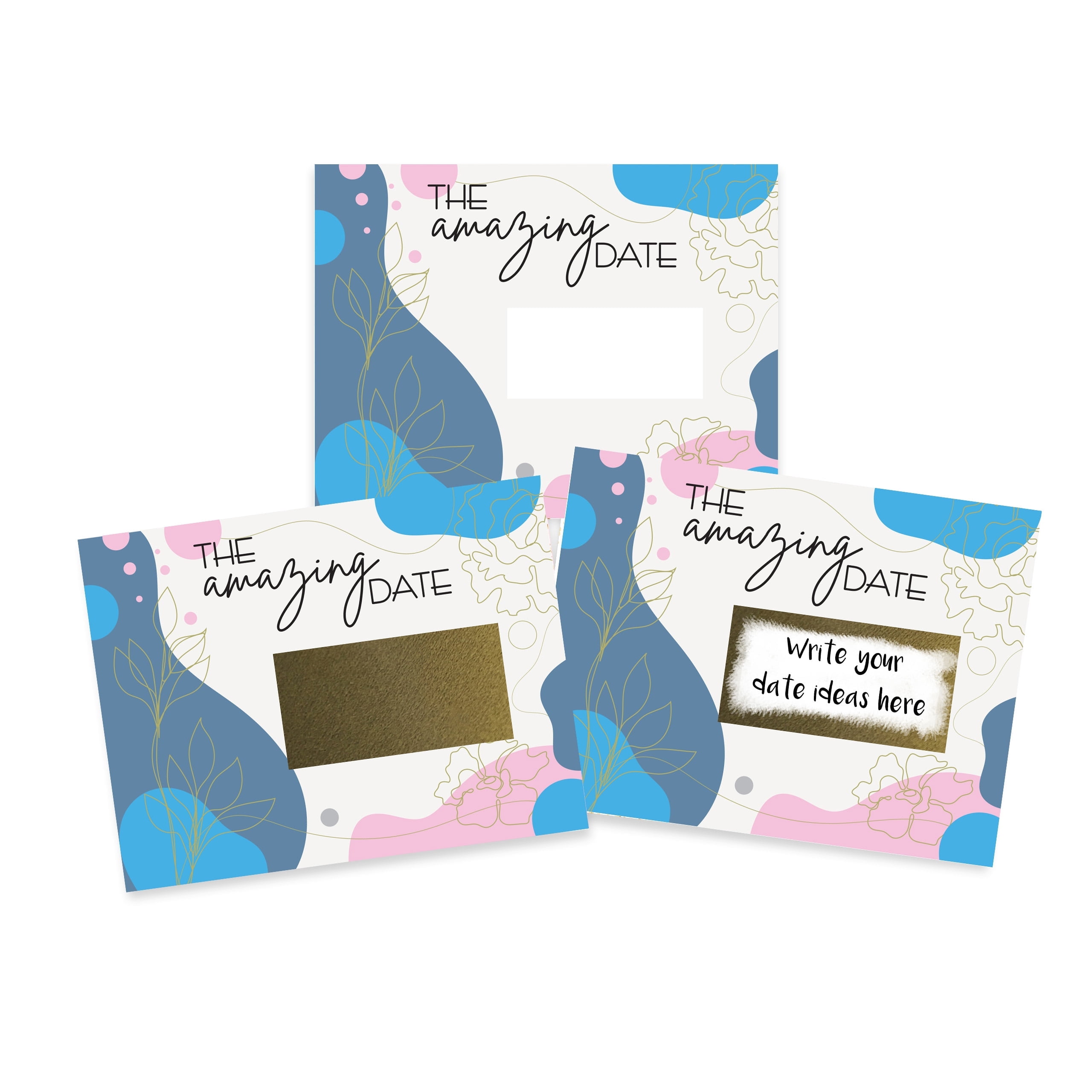 My Scratch Offs The Amazing Date DIY Scratch Off Note Cards & Stickers ...