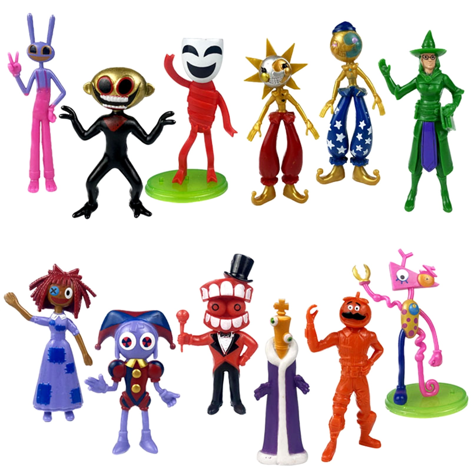 The Amazing Digital Circus Figures Toys, 12Pcs Digital Circus Toys Set ...