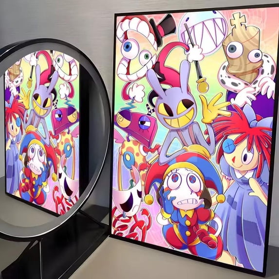 The Amazing Digital Circus Poster Art, Movie Poster Unframed Size 24 ...