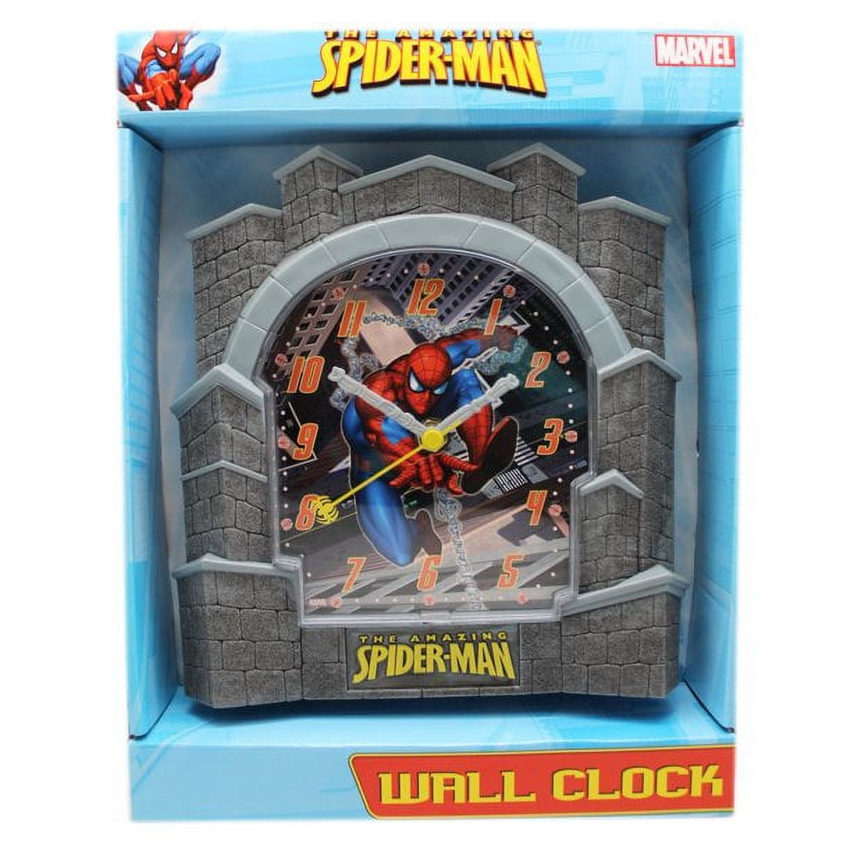 The Amazing Spider-Man City Building Wall Clock - Walmart.com