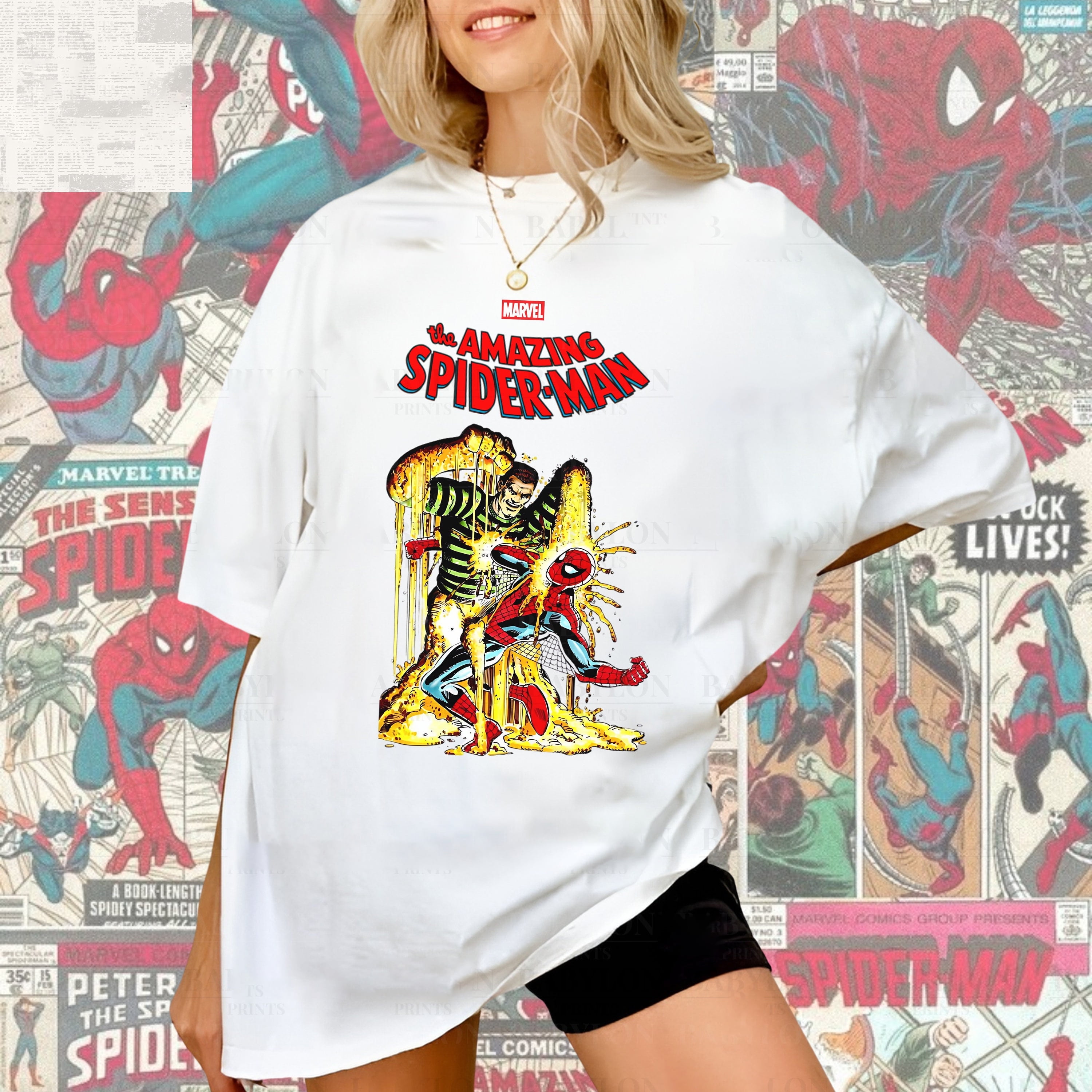 The Amazing Spider Man Shirt, Marvel Avengers Shirt Spiderman Comic ...
