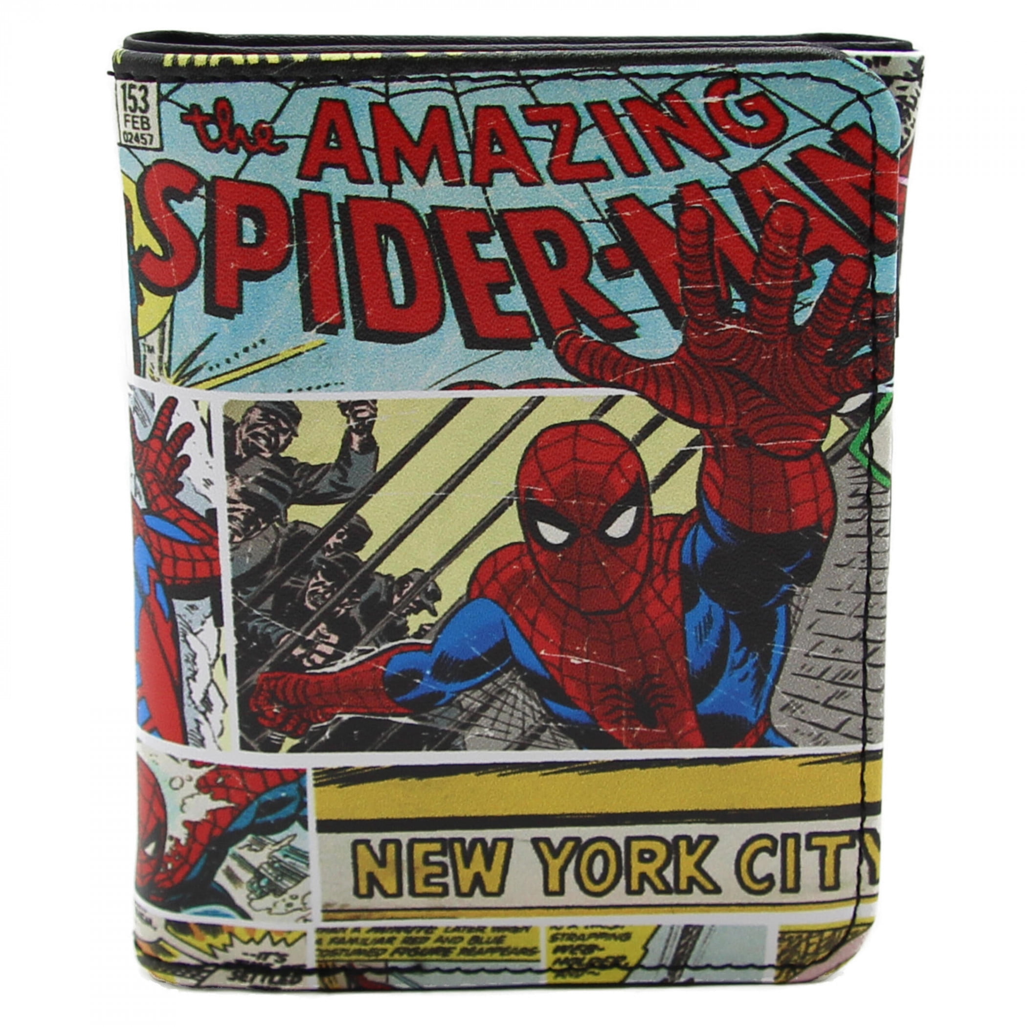 The Amazing Spider-Man in New York City Trifold Wallet - Walmart.com
