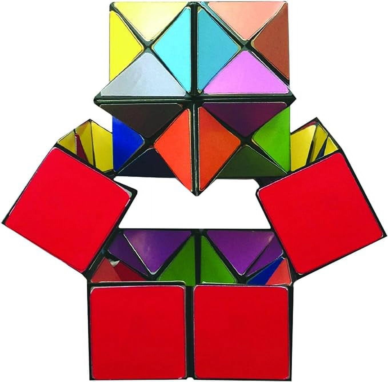 The Amazing Star Cube: 2 Piece Transforming Geometric Puzzle - Solve ...