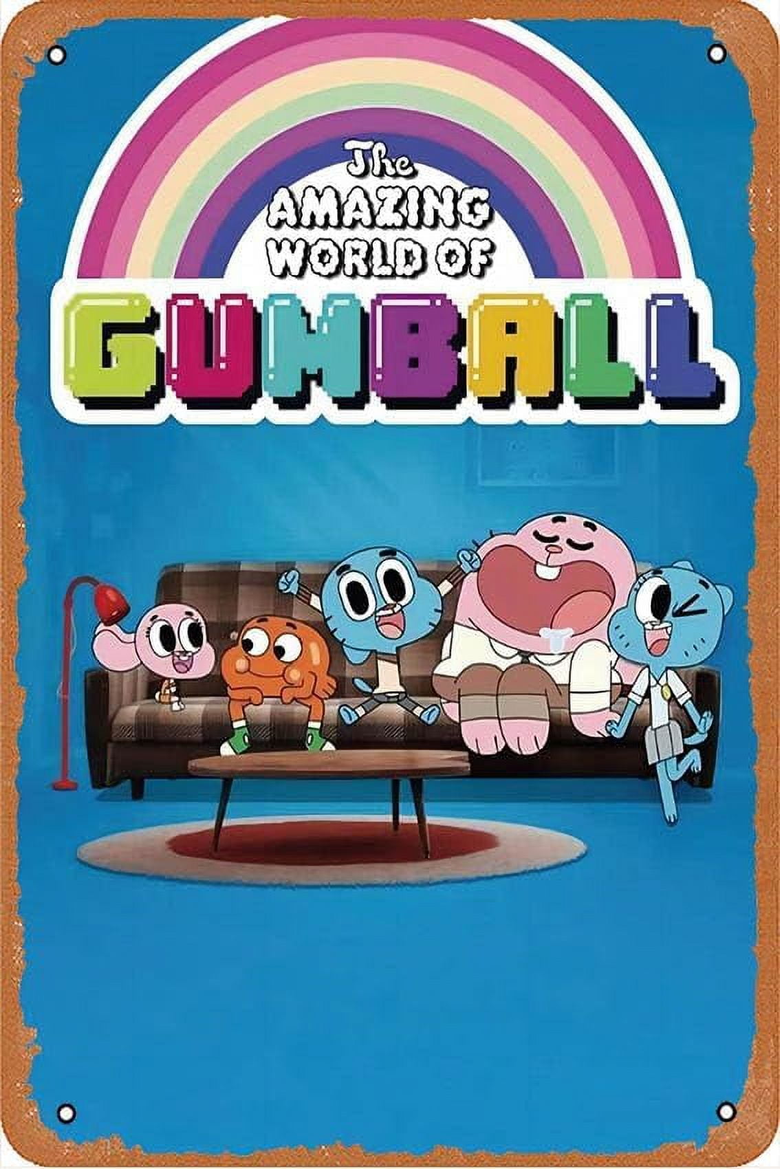 The Amazing World of Gumball (2001-2009) Movie Poster Retro Metal Tin ...