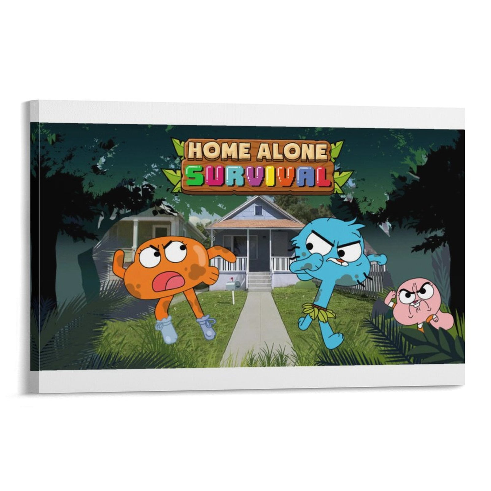 The Amazing World of Gumball American Anime Poster Picture Print Canvas ...