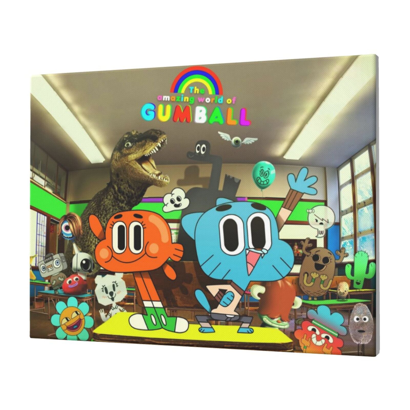 The Amazing World of Gumball Canvas Decorative Picture Frame Wall ...