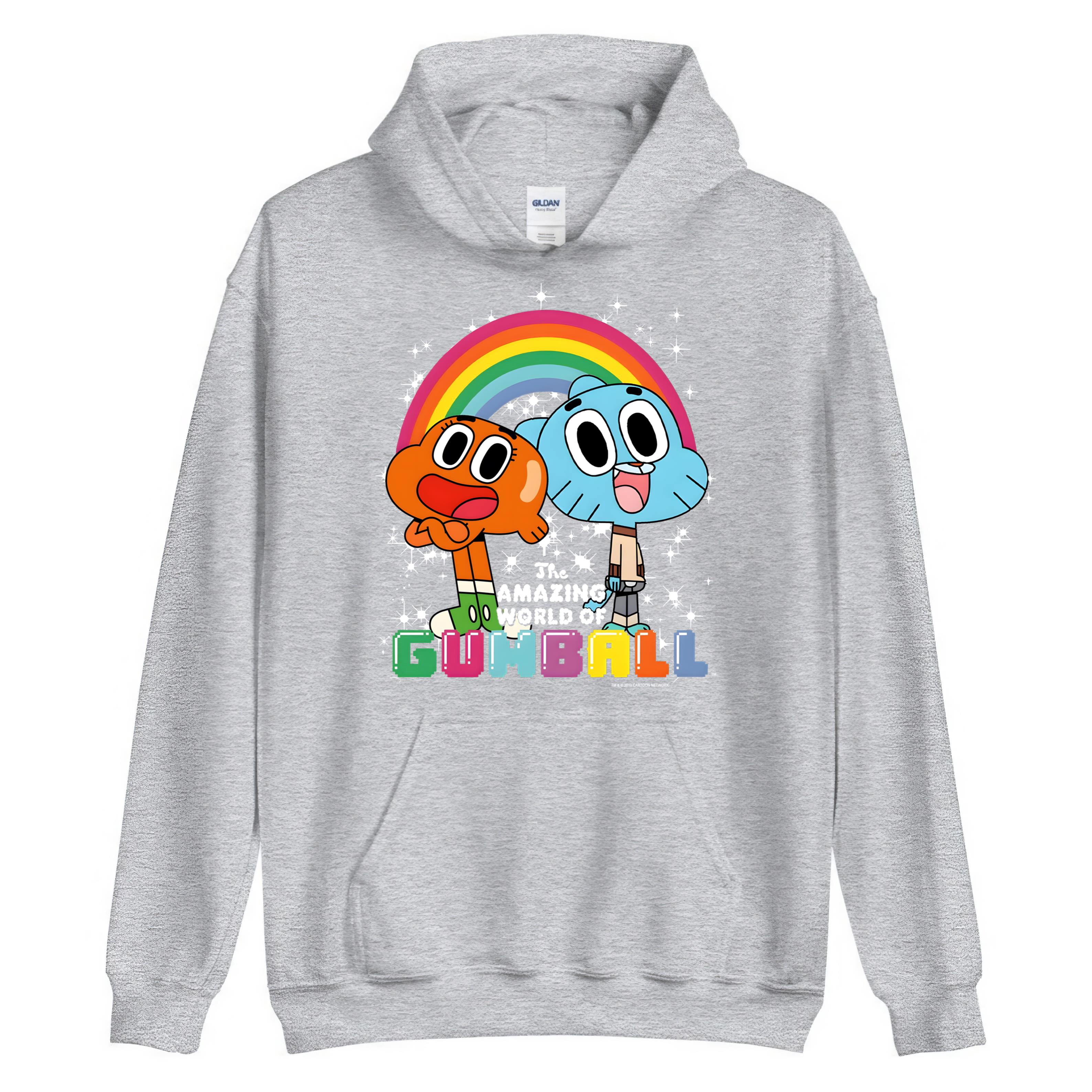 The Amazing World Of Gumball And Darwin Rainbow Portrait T-Shirt, The ...