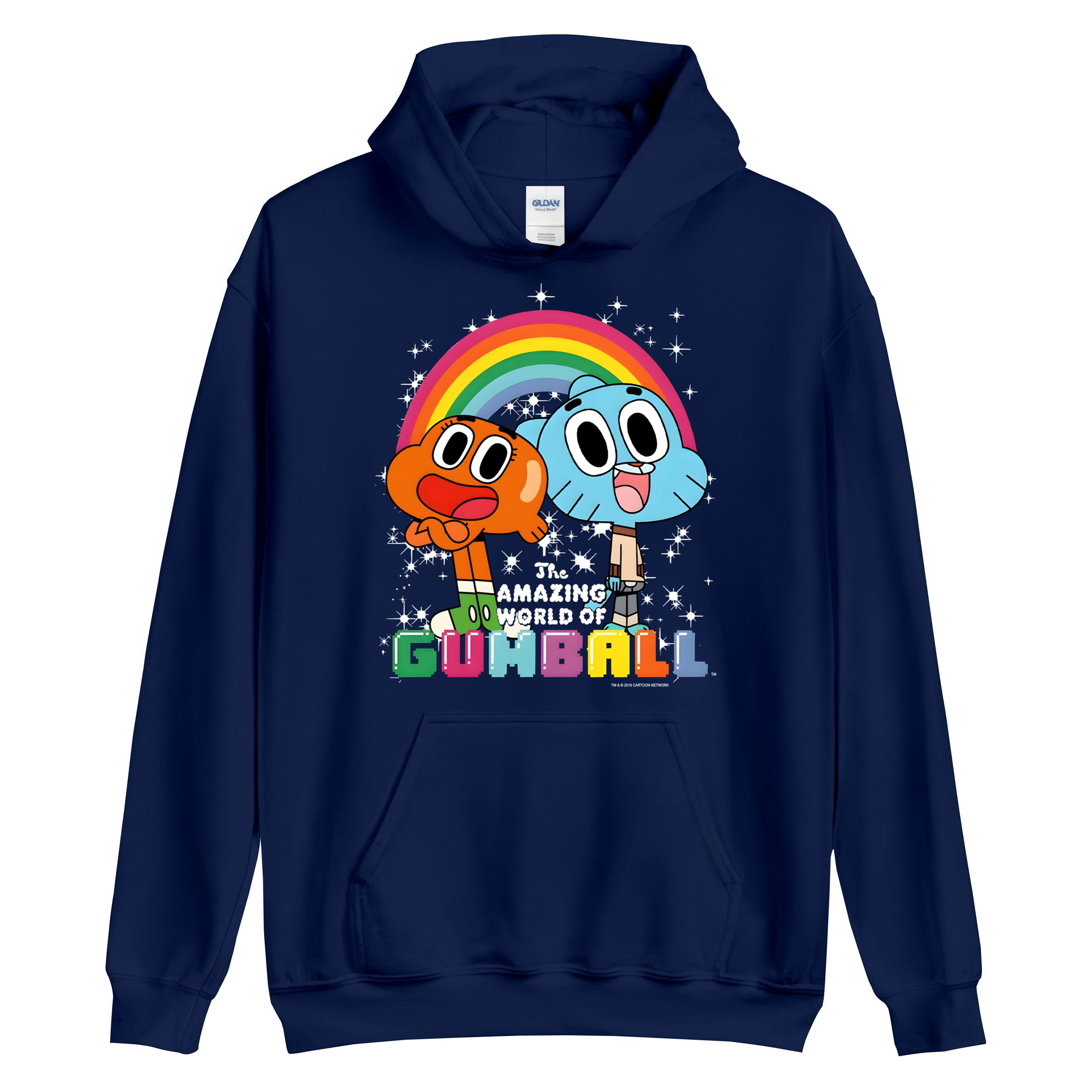 The Amazing World Of Gumball And Darwin Rainbow Portrait T-Shirt, The ...