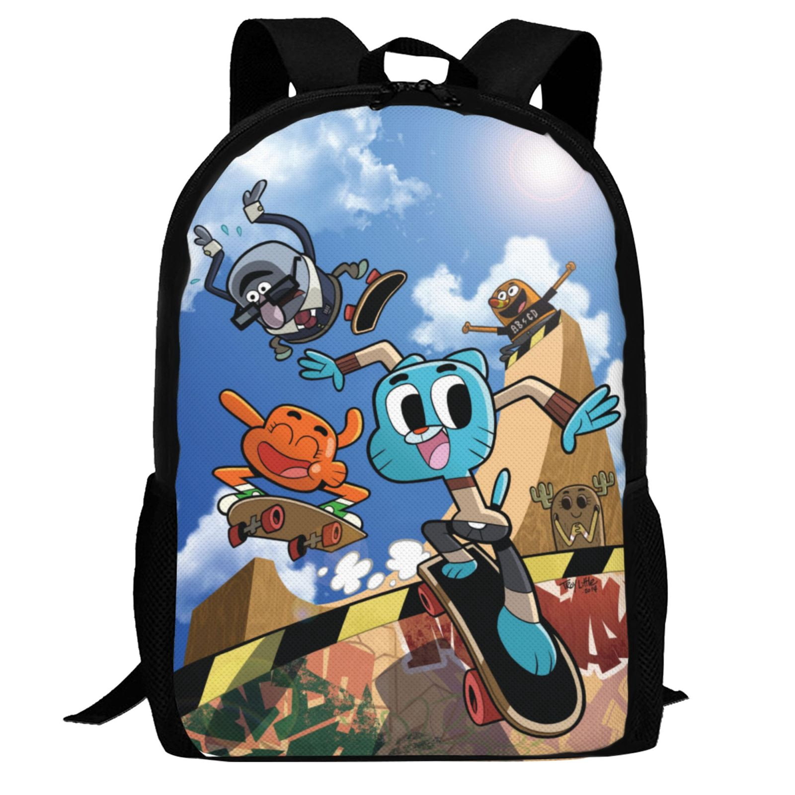 The Amazing World Of Gumball Backpack, 3d Printed Laptop Backpack ...