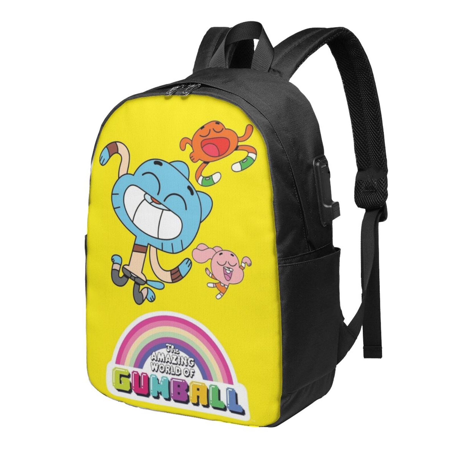 The Amazing World Of Gumball Backpack With Usb Port Laptop Backpack ...